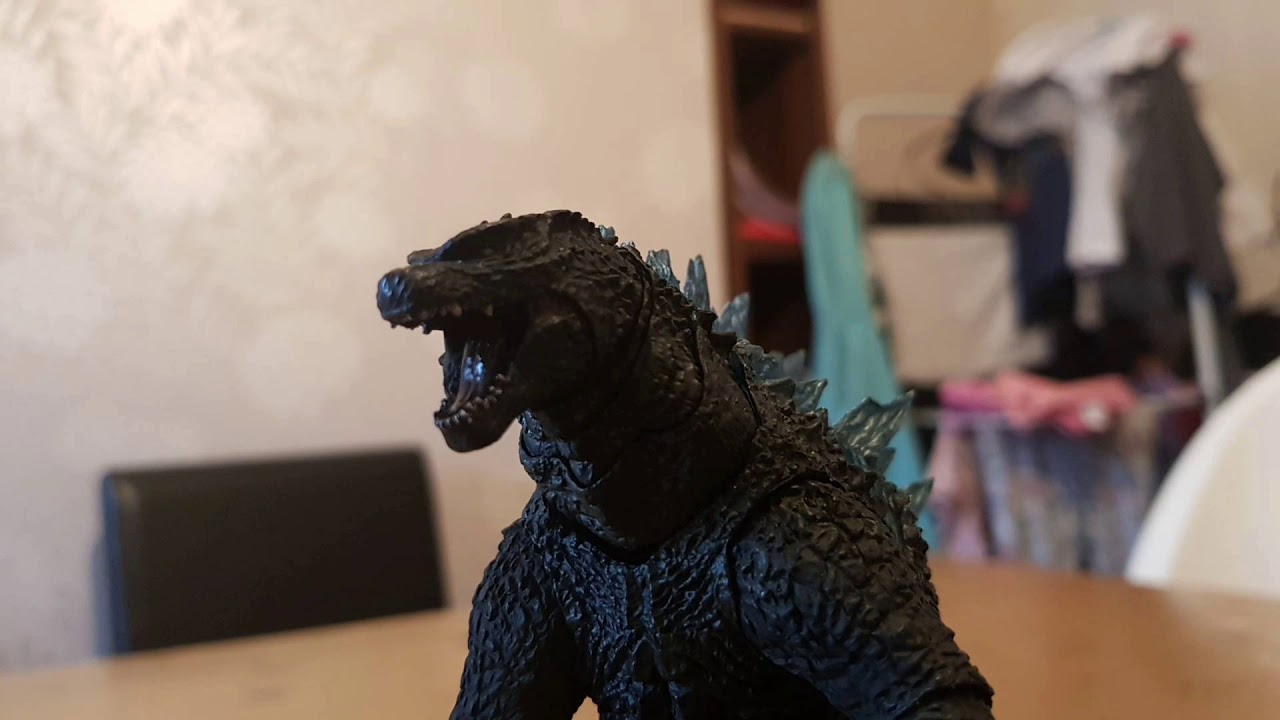 Godzilla 2014 stop motion test - YouTube