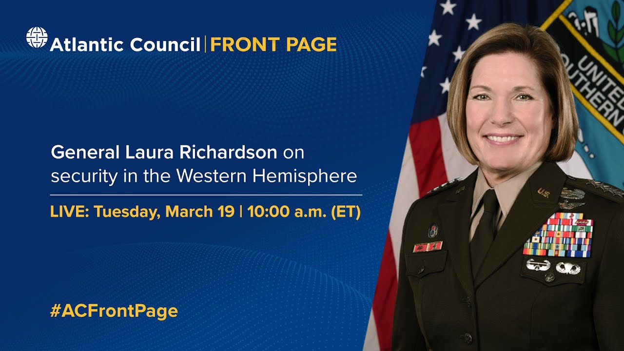 General Laura Richardson on security in the Western Hemisphere - YouTube