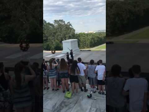 Tomb Of The Unknown Soldier Female Guard - YouTube