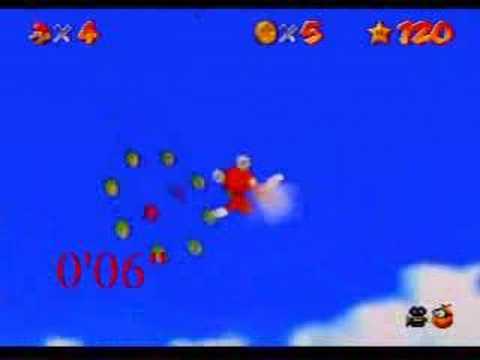Myles ~ Super Mario 64 - Tower Of The Wing Cap 0'19"6 - YouTube