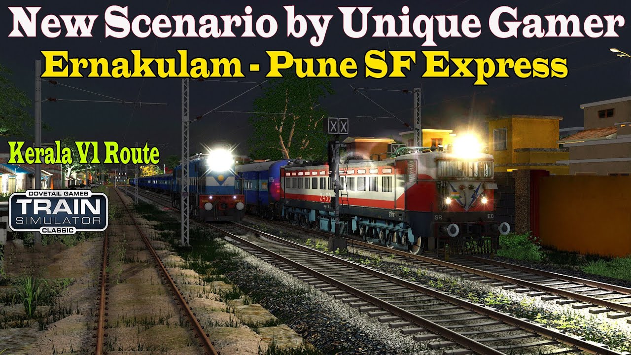 Journey from Ernakulam | Pune SF Express in Kerala # ...