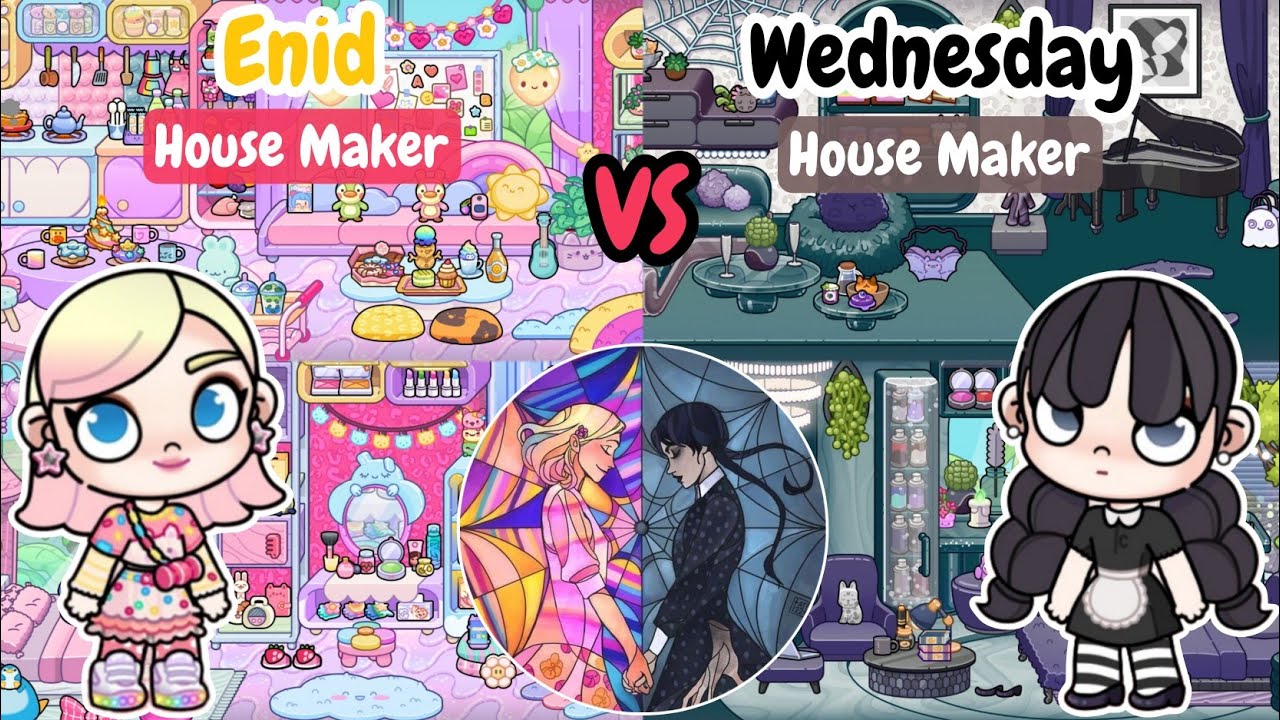 Avatar World Free Enid Vs Wednesday House Maker 💖🕸 | Pazu | Avatar ...
