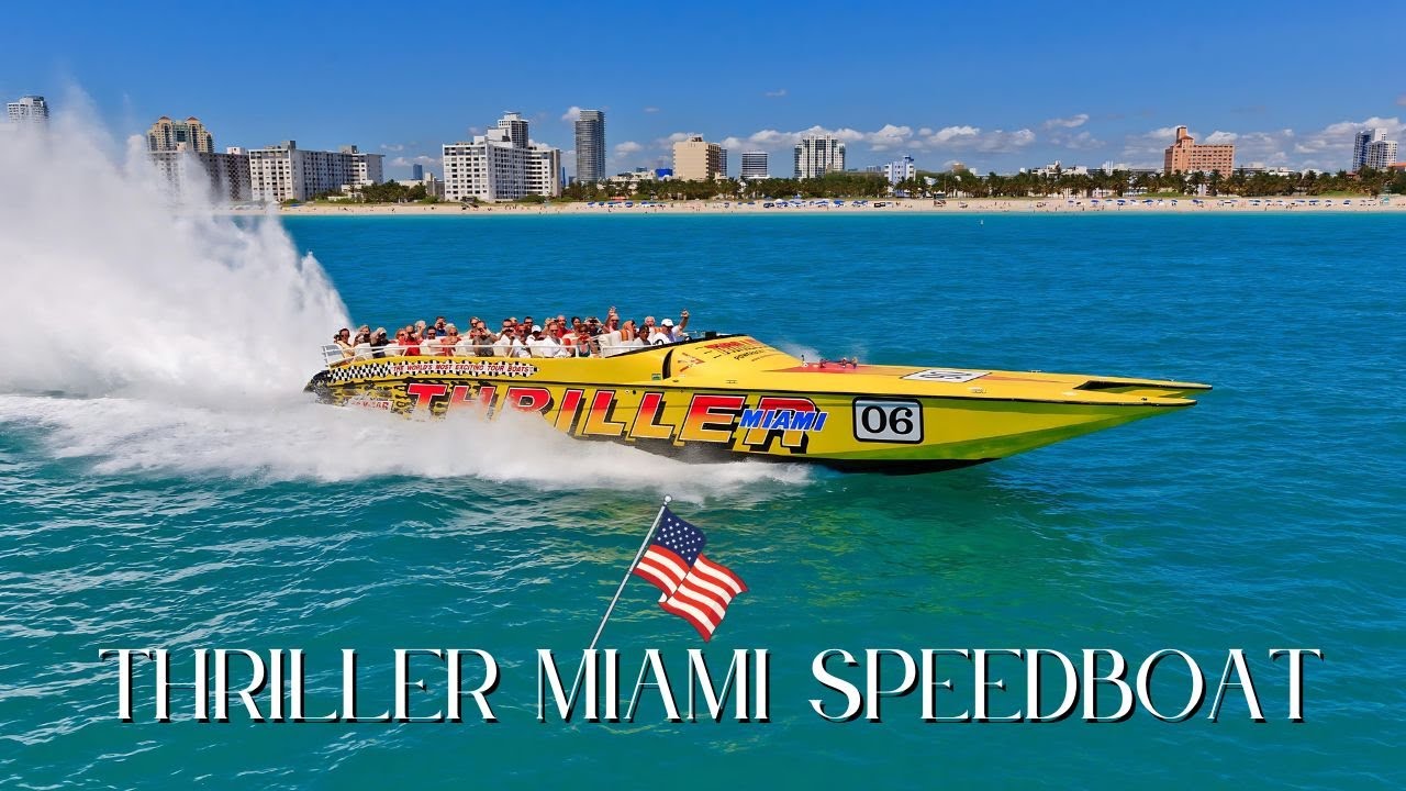 Thriller Miami Speed Boat - YouTube