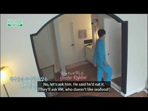 Jungkook and Jin scared waking namjoon up[BTS in the soop]