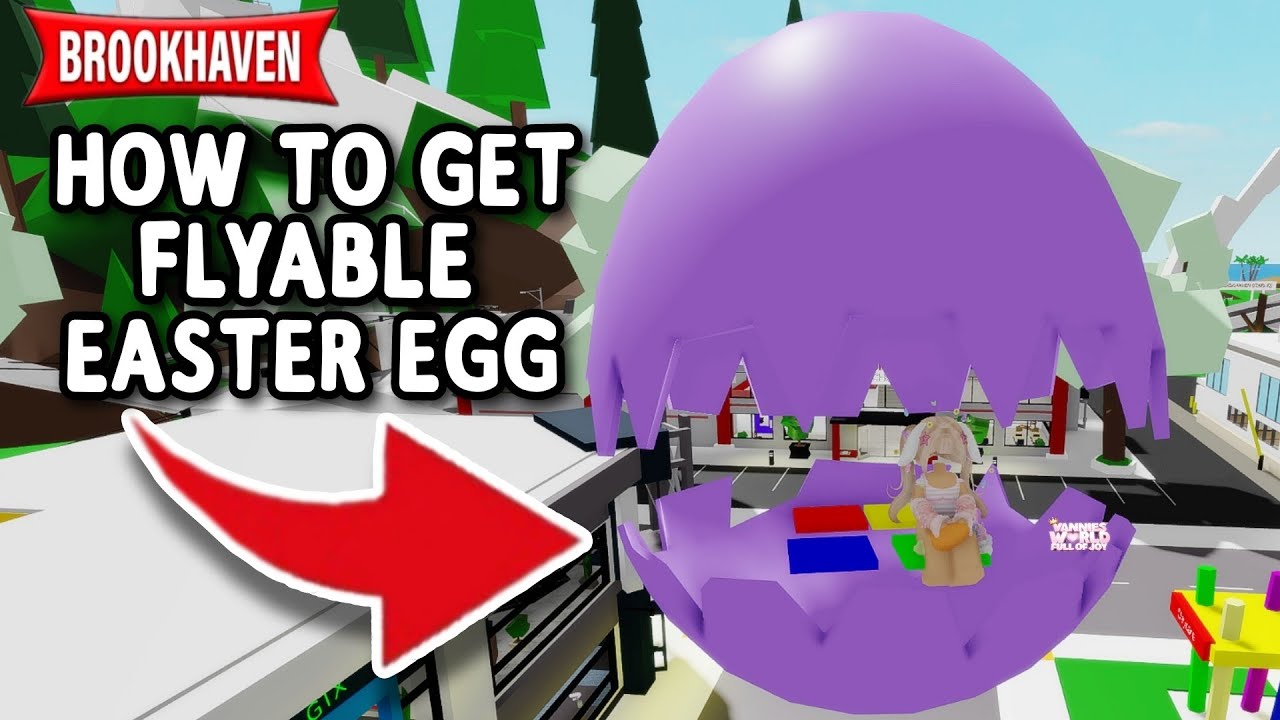HOW TO GET **FLYABLE EASTER EGG** IN ROBLOX BROOKHAVEN 🏡RP 😯🥚 - YouTube