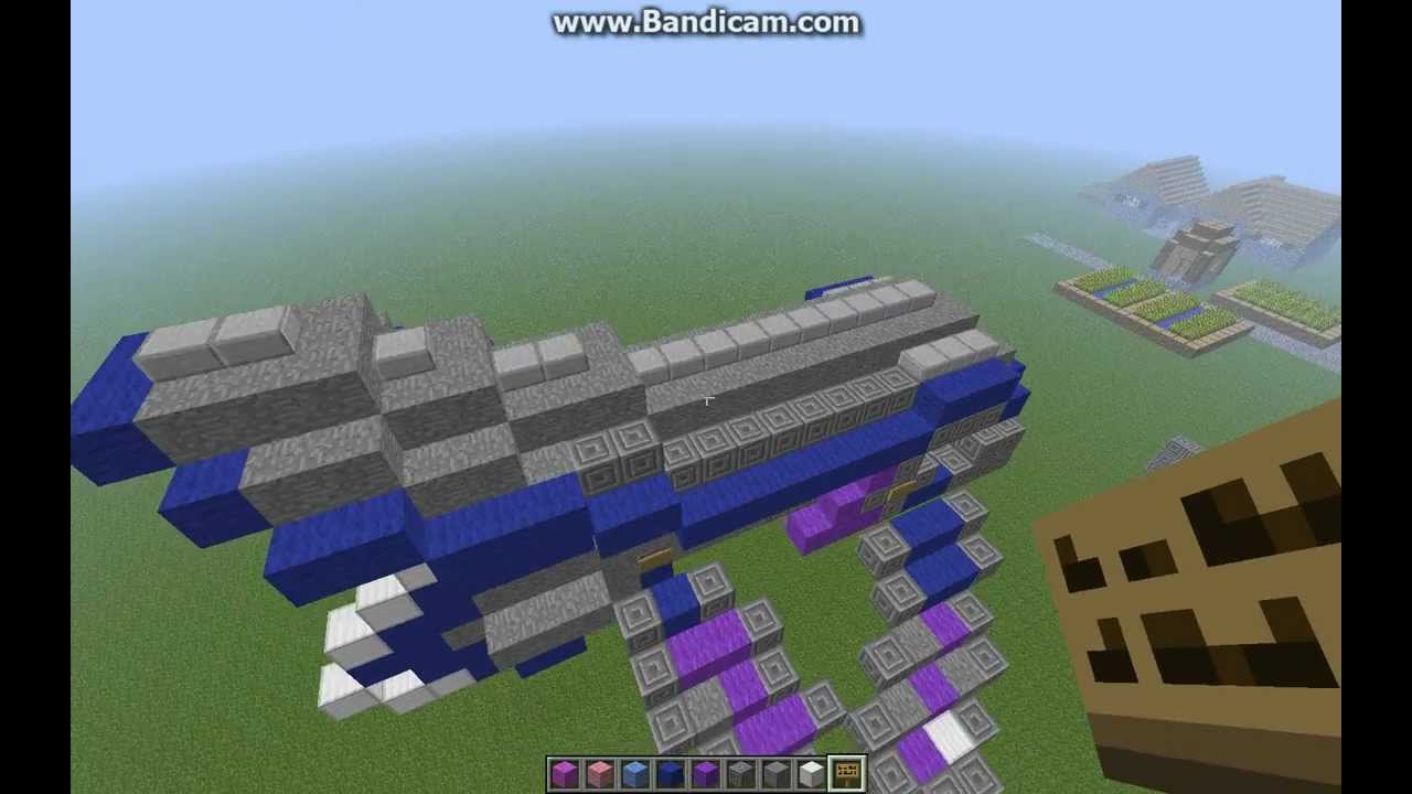Minecraft-lets build!: Halo Reach Banshee part 5/5 - YouTube