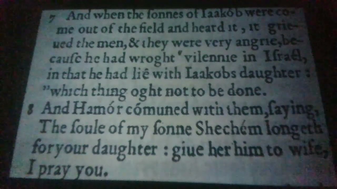 Genesis Chapter 34 Verse 7 8 YouTube Genesis Chapter 34 Verse 7 8 YouTube