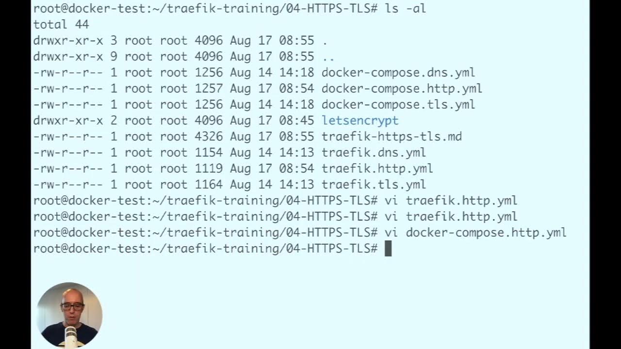 05 - 027 Let's Encrypt HTTP Challenge Lab - Traefik Training Course - YouTube