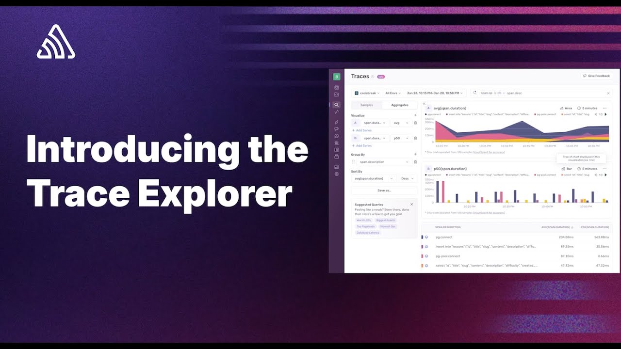 Introducing the Sentry Trace Explorer - YouTube