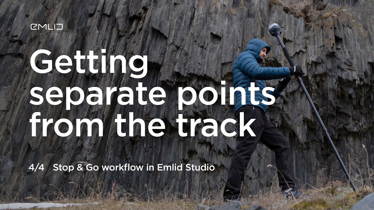 Post-processing with Emlid Studio. Getting separate points from the track. - YouTube