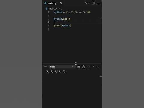 Remove Elements from a Python List like a PRO - YouTube