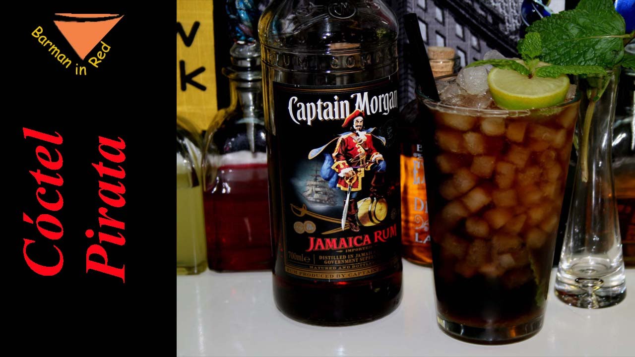 Bebidas con Ron I COCTEL PIRATA - YouTube