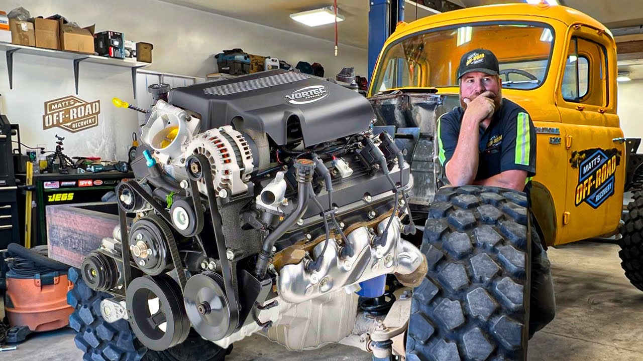 Massive Engine For A Massive Off Road Wrecker! - YouTube