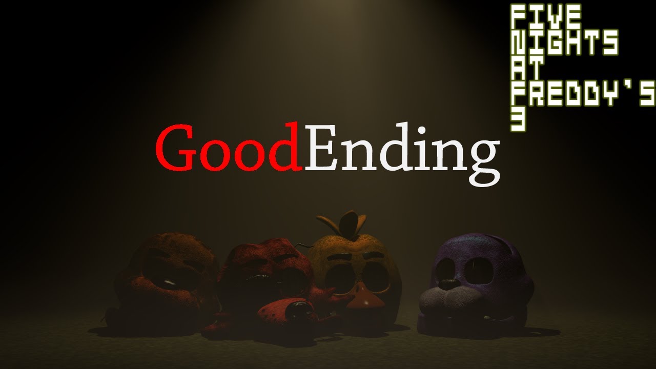Finding All Secret Minigames and Getting The Good Ending In FNAF 3 ...