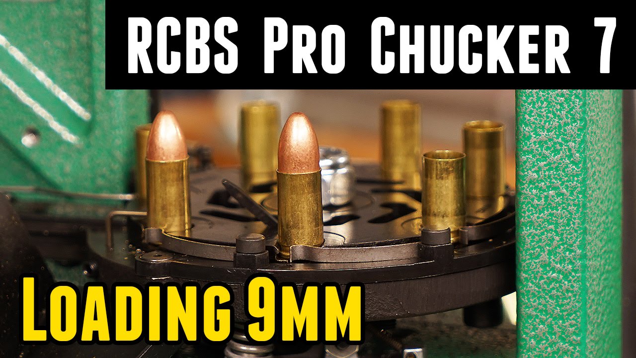 RCBS Pro Chucker 7 Loading 9mm - YouTube
