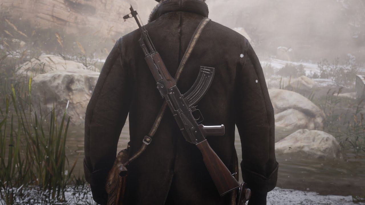 The AK 47 in RDR2 - Gameplay. - YouTube