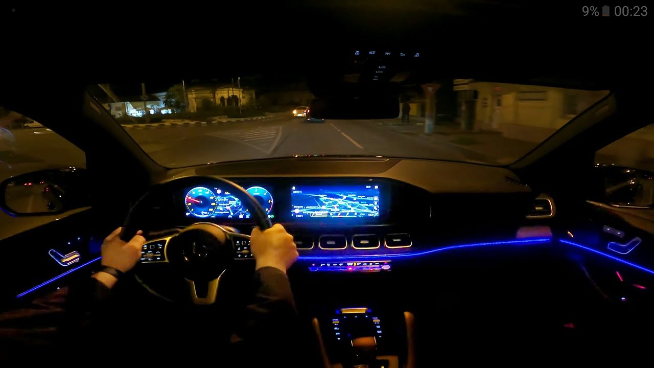 Mercedes GLE 350D Ambient Night Lighting - YouTube
