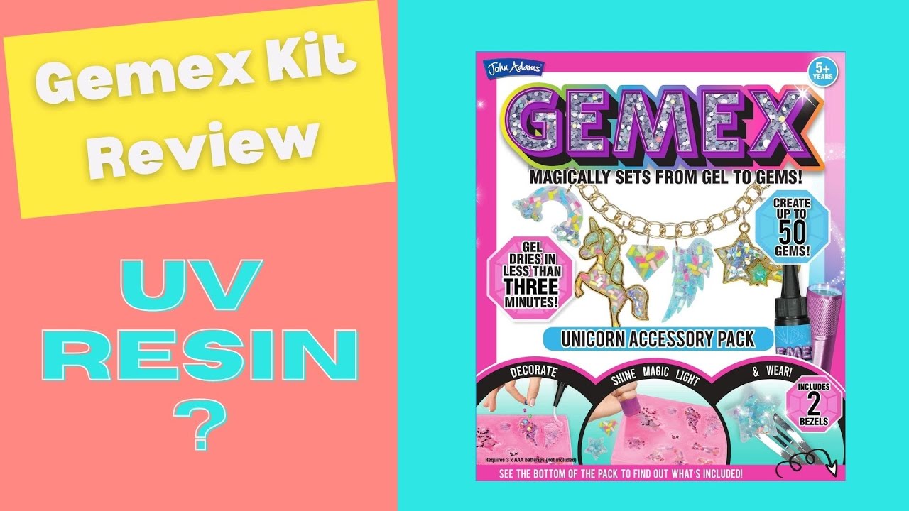 Gemex Unicorn Kit Review - Is it worth it? My First UV Resin Experience - YouTube