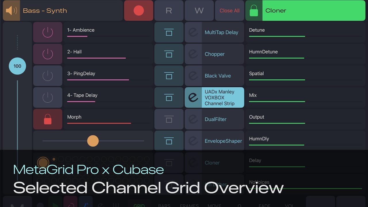 MetaGrid Pro x Cubase: Selected Channel Grid Overview (Mac Only) - YouTube