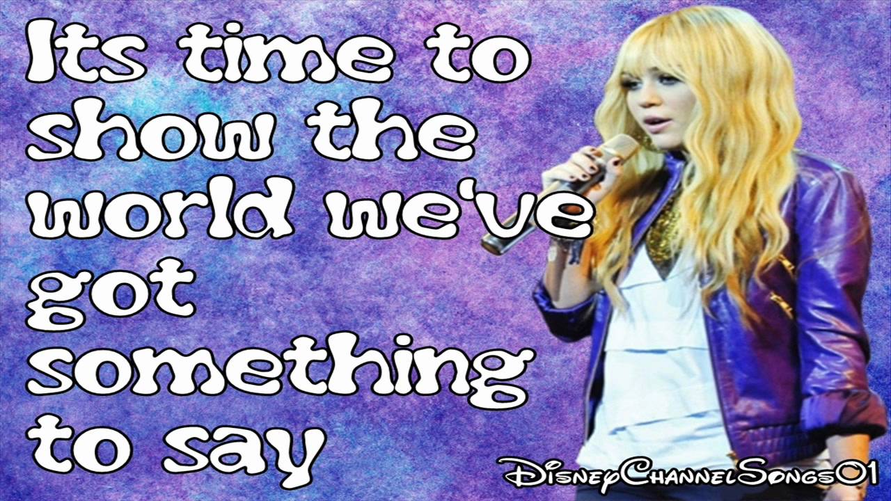 Hannah Montana Wherever I go With Lyrics HD - YouTube
