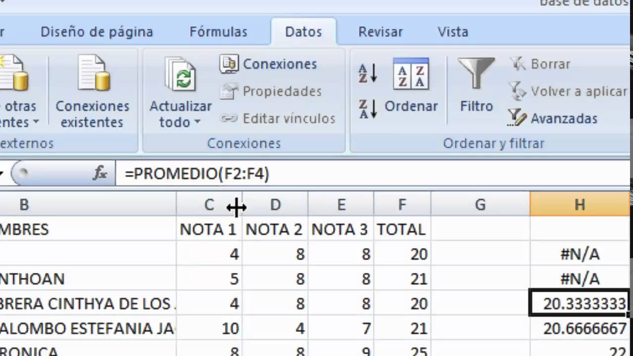 Media Móvil en Excel - YouTube