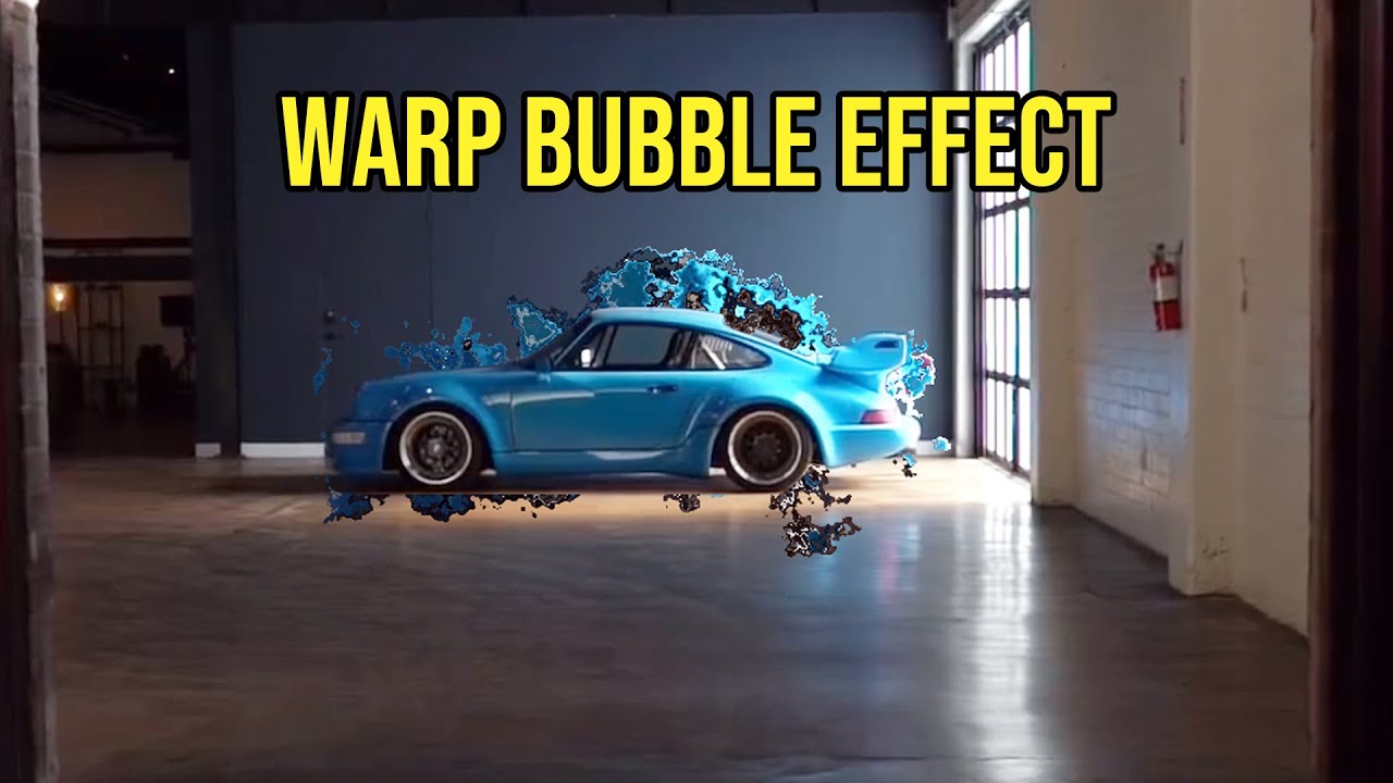 Create Easy and Fast WARP BUBBLE EFFECT in After Effects - YouTube
