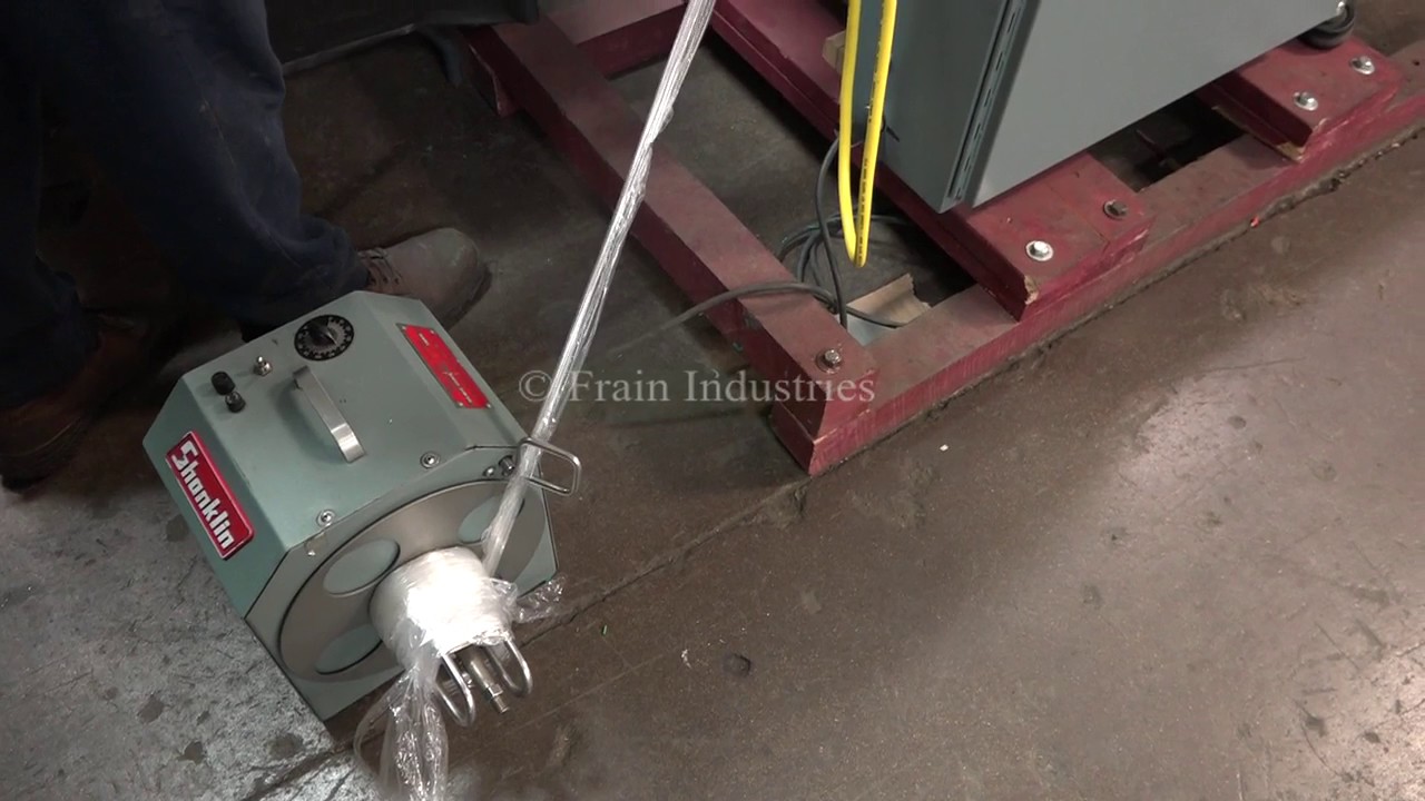 Shanklin Automatic L-Bar Shrink Wrapper Demonstration - YouTube