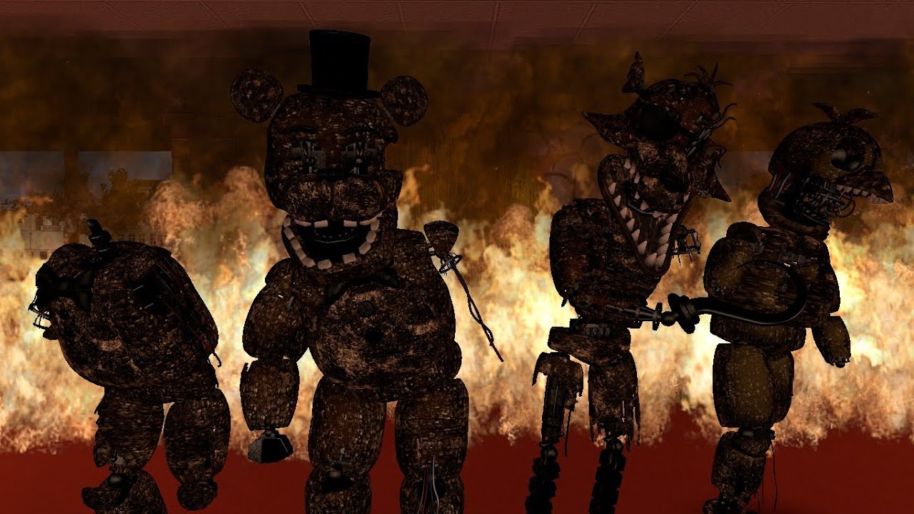 The Origin's of the Burnt Animatronic's - YouTube