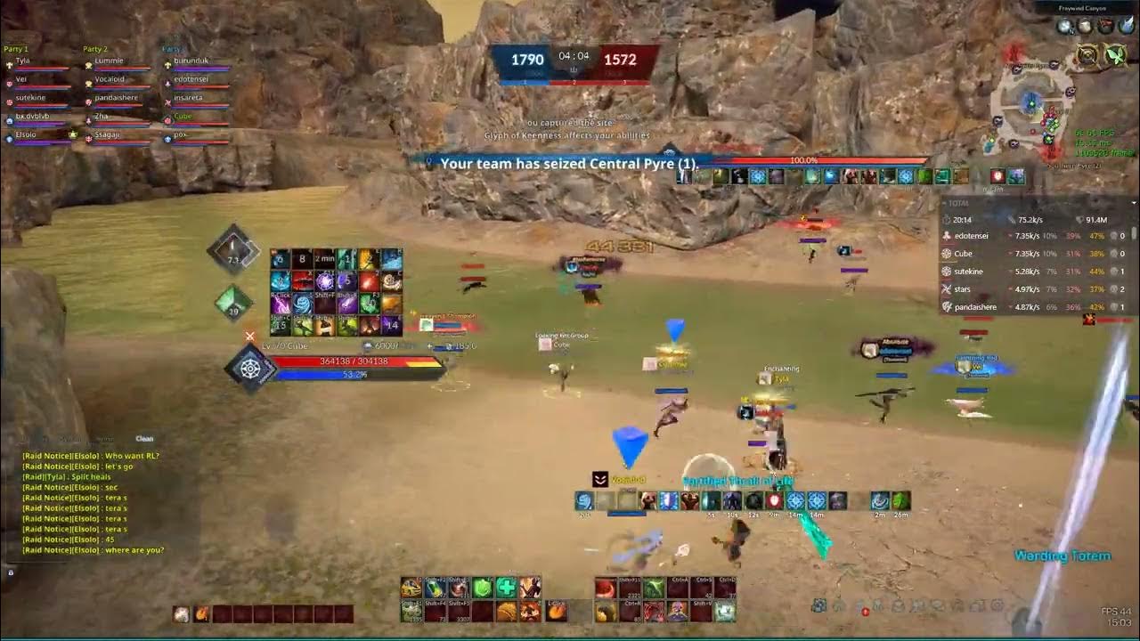 Tera Fraywind Canyon Full Game - Sorcerer PvP - Icha - 2/24/2024 - YouTube