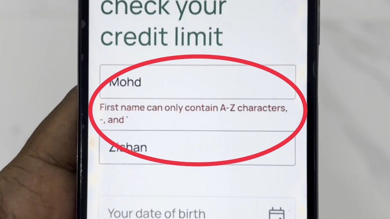 Fix First & Last Name Can Only Contain A-Z Characters,-,and' Problem ...