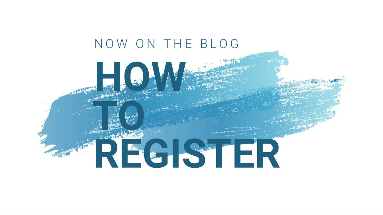 How to register to the blog for free and without problems - YouTube