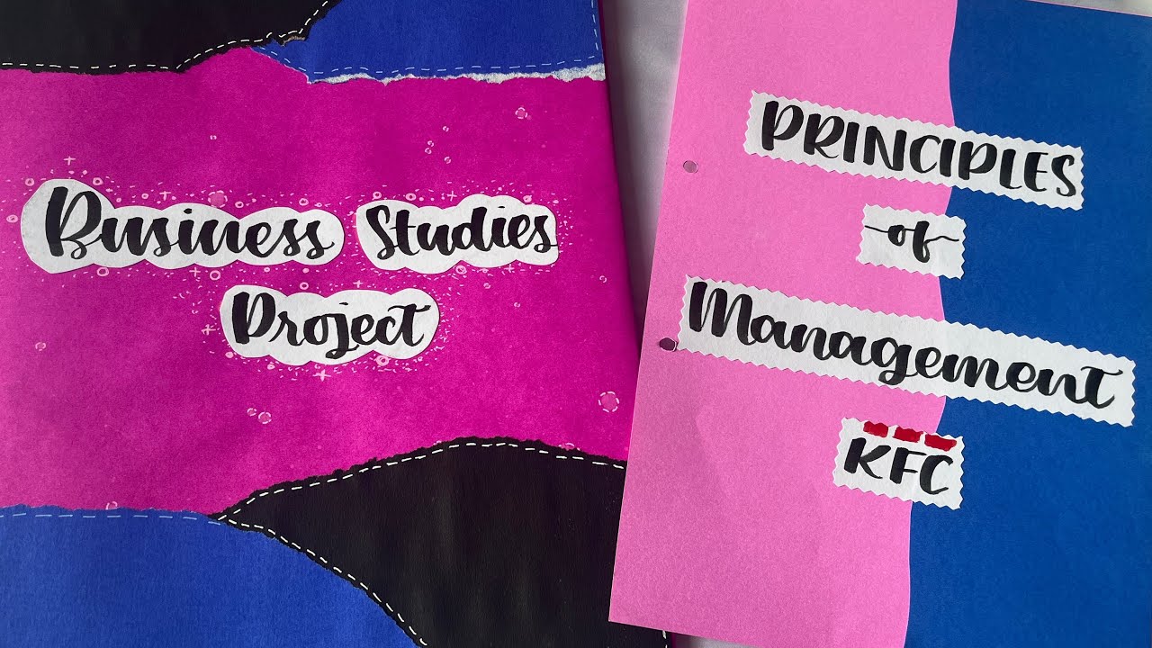 Principle of Management Class 12 Project file | KFC | CBSC - YouTube