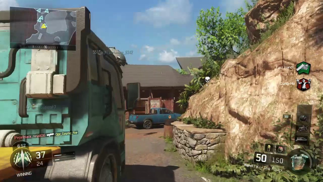 Call of duty Bo3, playing whith the Weevil on Hunted - YouTube