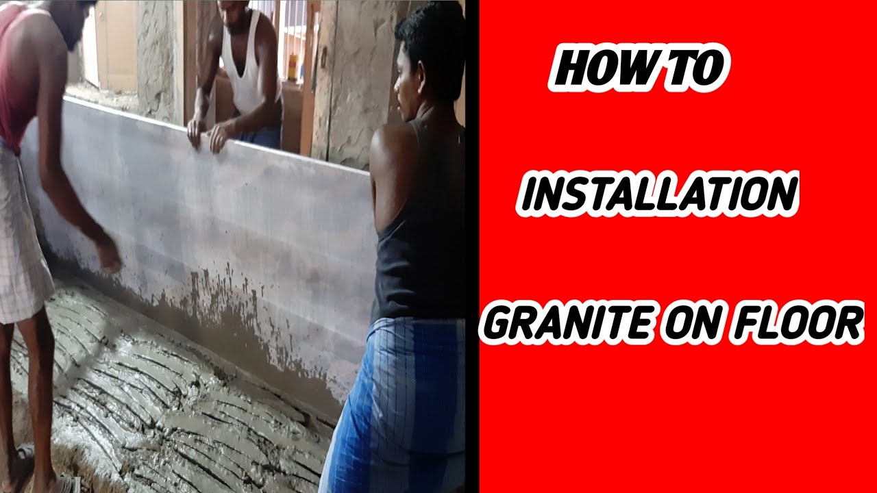granite||beautiful installation of granite in floor 2019 - YouTube