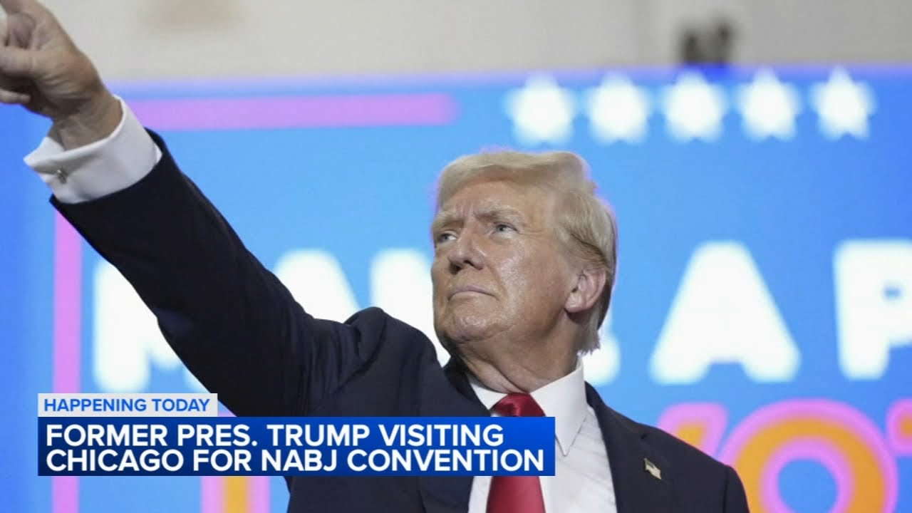 Former President Donald Trump set to speak at NABJ convention in ...