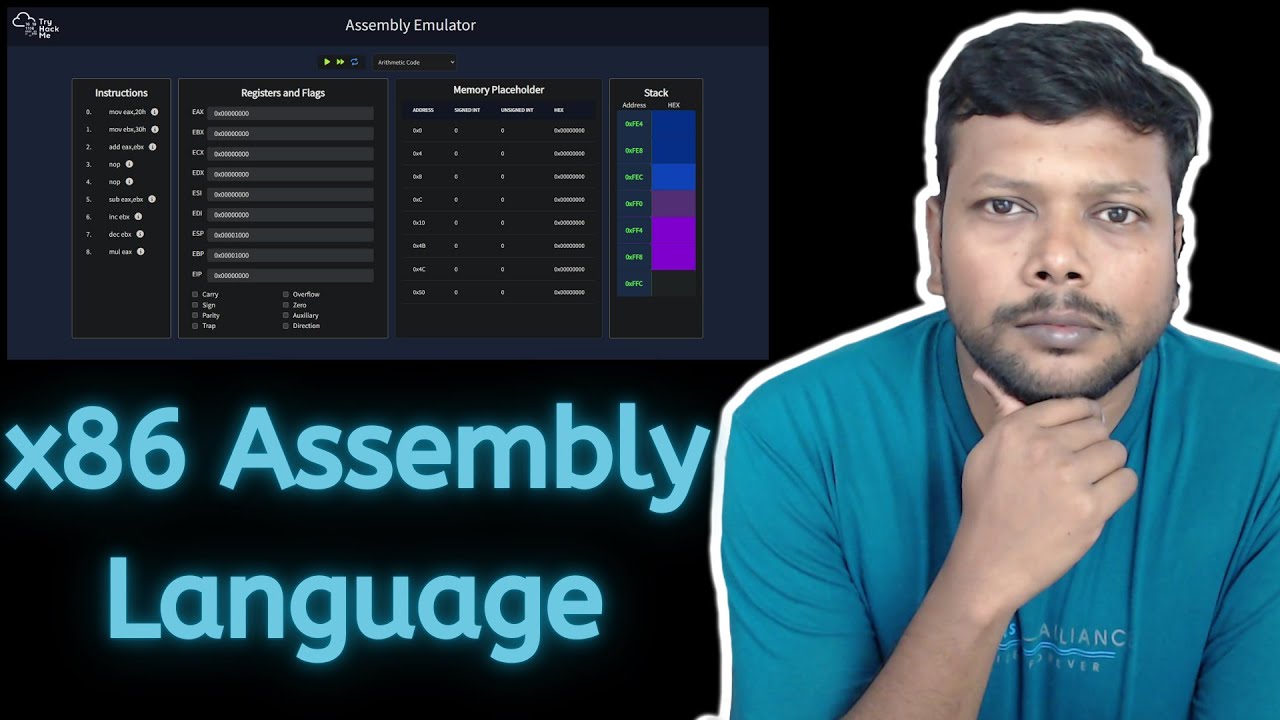 x86 Assembly Language Explained(Base for Reverse Engineering) - YouTube