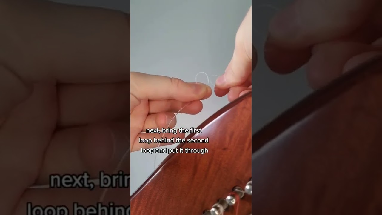 How to tie a harp string 🧛‍♂️ #shorts - YouTube
