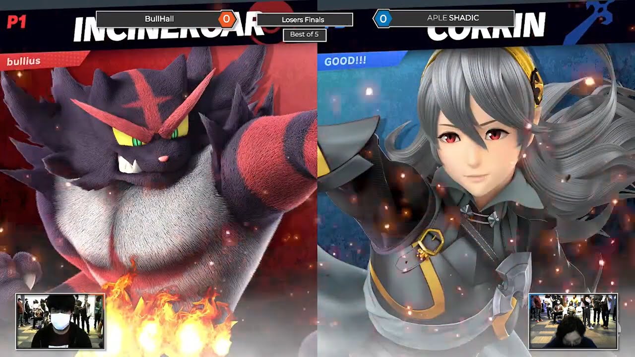 Shadic (Corrin, Peach) vs Bullhall (Incineroar) - WiFi Lag remover ...