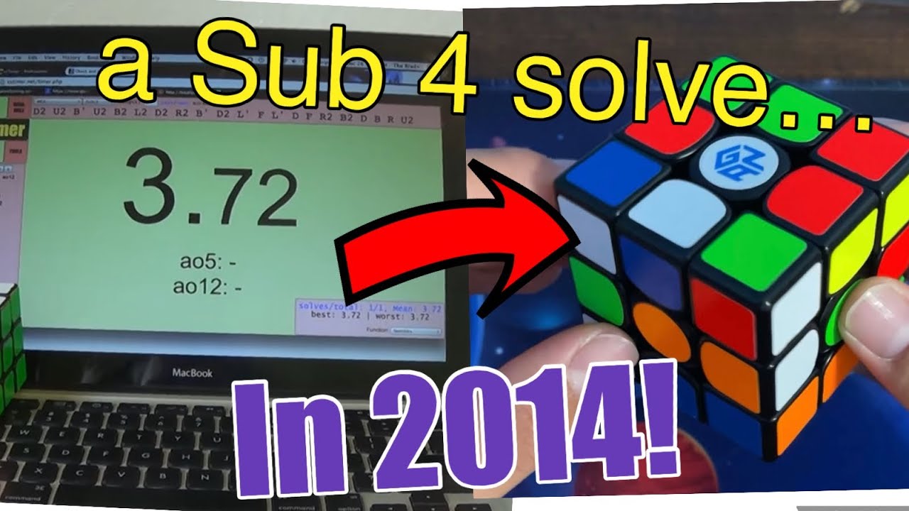 The Most Obscure Solve in Cubing: Drew Brads' 3.72 - YouTube