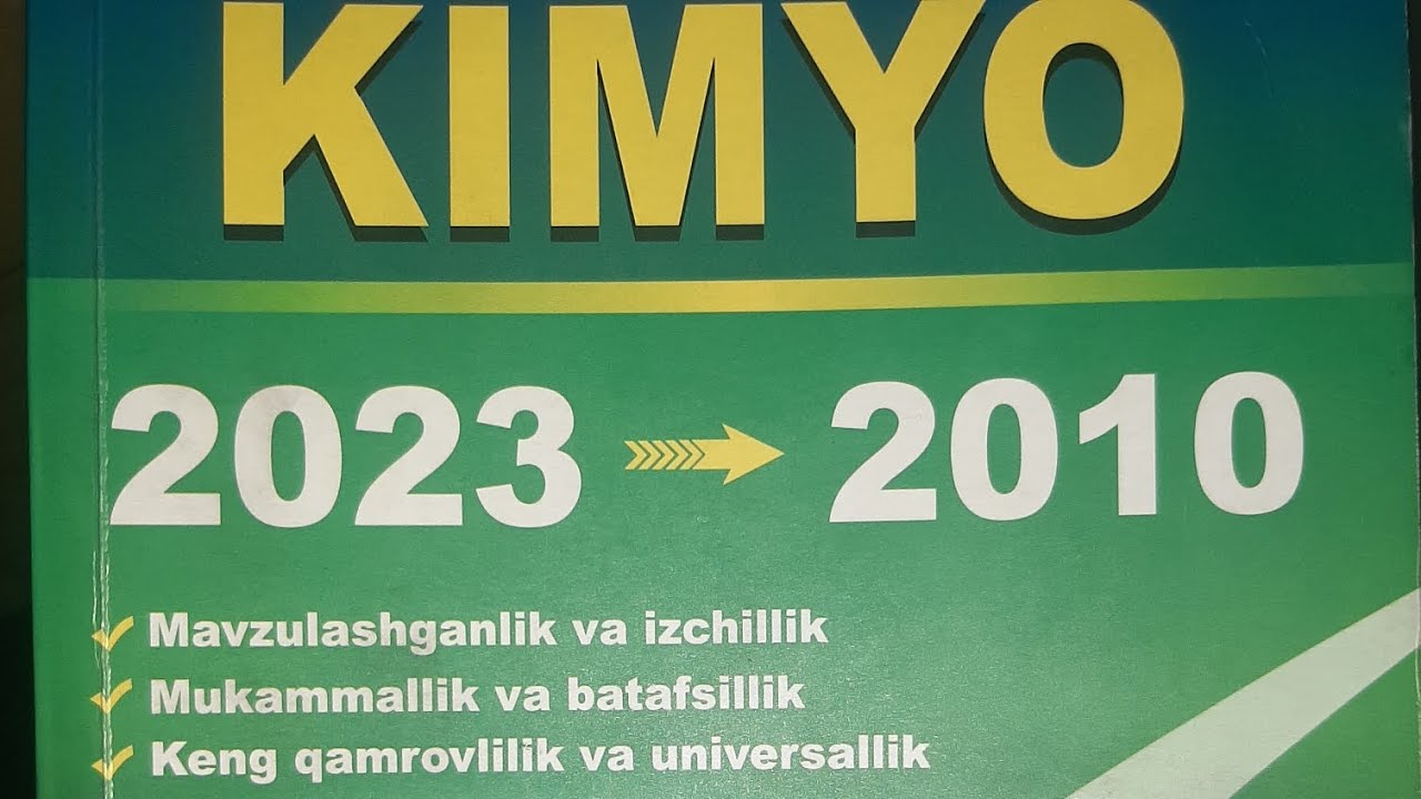 Mega kimyo 2023-2010.Modda miqdori.Mol.Nisbiy molekulyar massa.Hajm ...