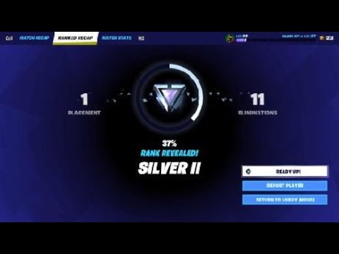 Fortnite Ranked Win! - YouTube