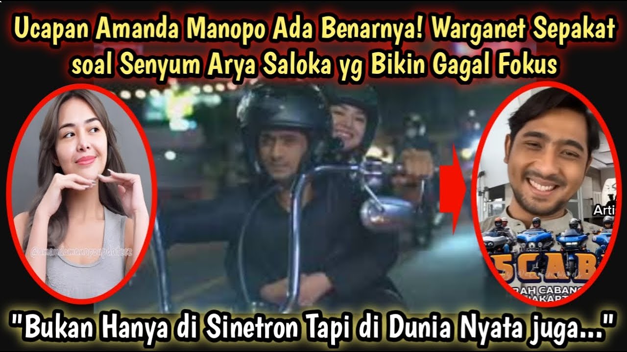 WARGANET SETUJU DENGAN AMANDA MANOPO! Senyum Arya Saloka saat Ucap ...