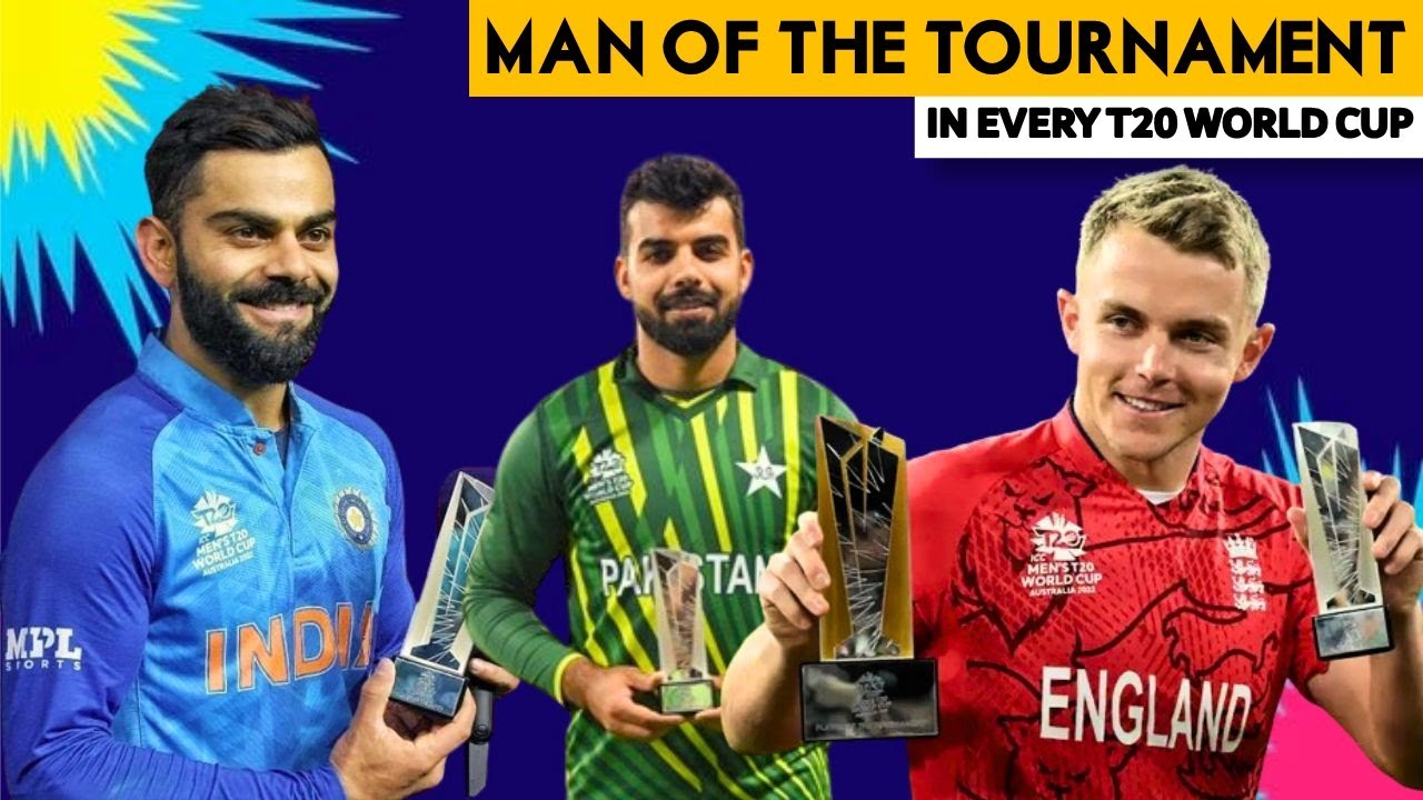 Man Of The Tournament Of Every T20 World Cup | Man Of The Series Of ...