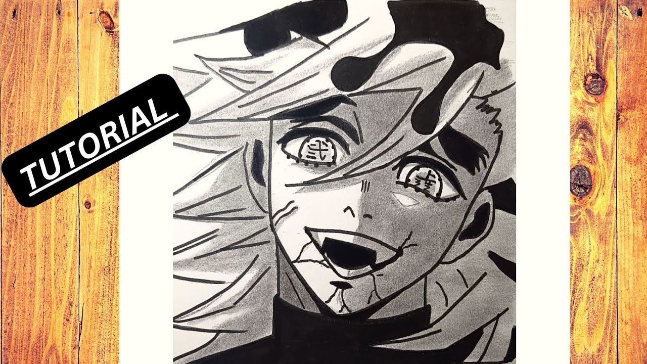 How to draw Doma Upper moon 2 // How to draw Doma // How to draw Upper ...