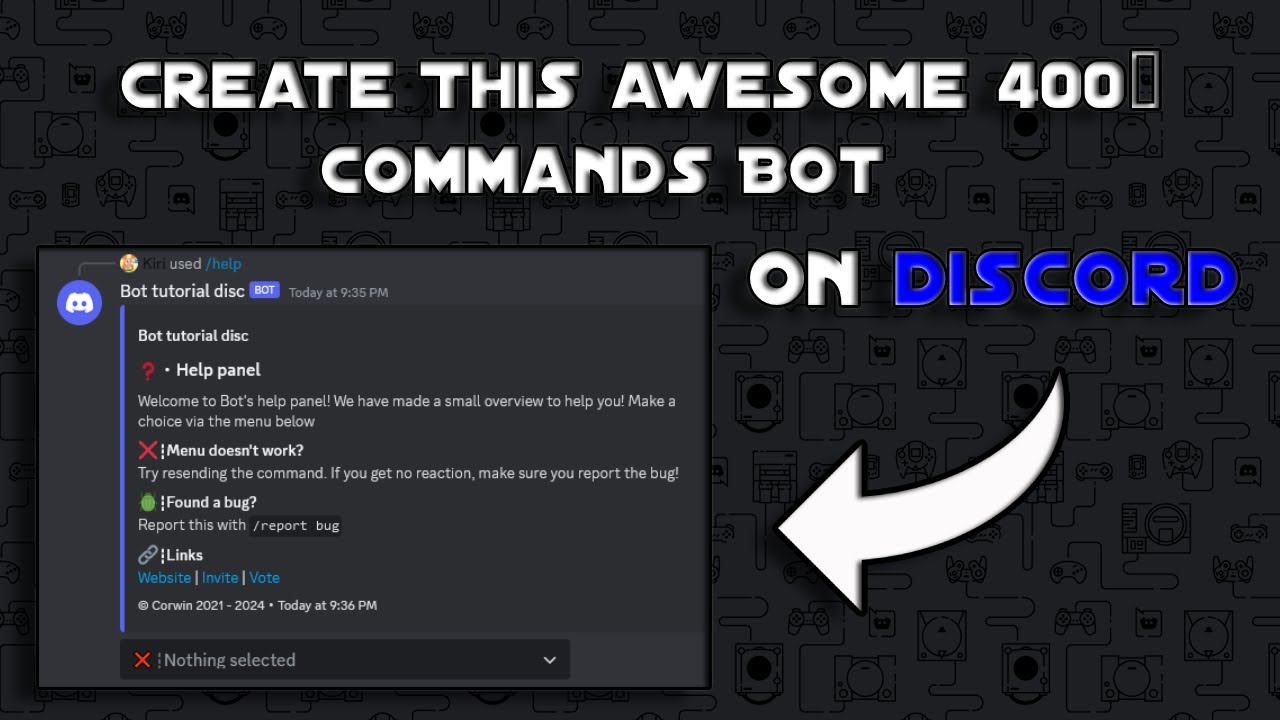 Create A 400+ Commands Bot | Repl | SailorSammyy - YouTube