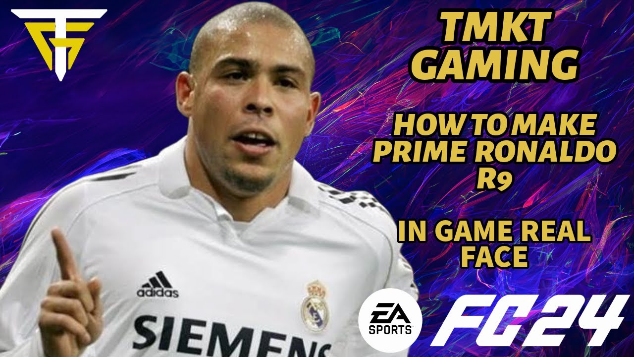 EA FC 24 - How To Make PRIME Ronaldo R9 - In Game Real Face! - YouTube