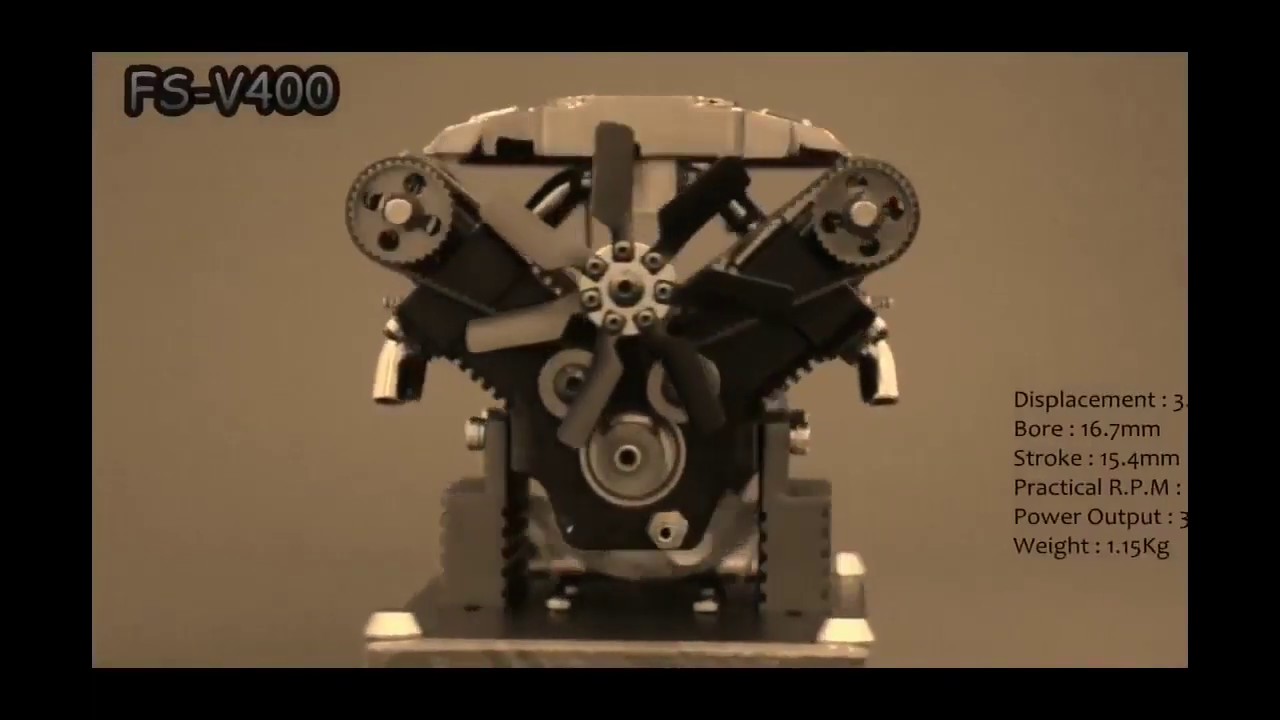 Model 4 cylinder RC engine Mini V4 engine 4 Cylinder four stroke RC ...