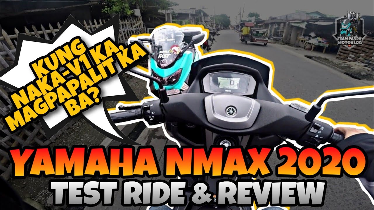 Yamaha Nmax 2020 Test Ride | V1 Comparison | TEAM PANDA MOTOVLOG - YouTube