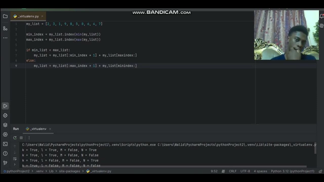 Programming python code 3.2 - YouTube