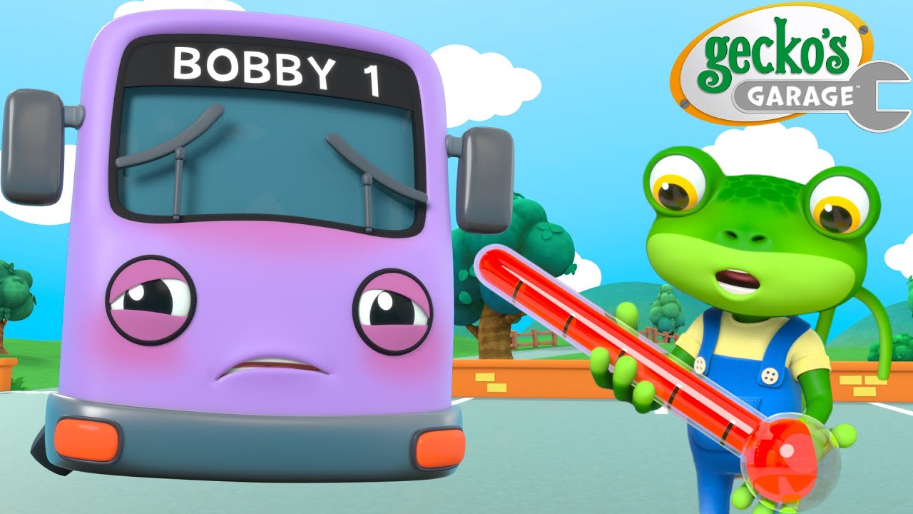 Oh No! Bobby the Bus Is Sick! 🤒🚌 | Sing Along Songs and Nursery Rhymes ...